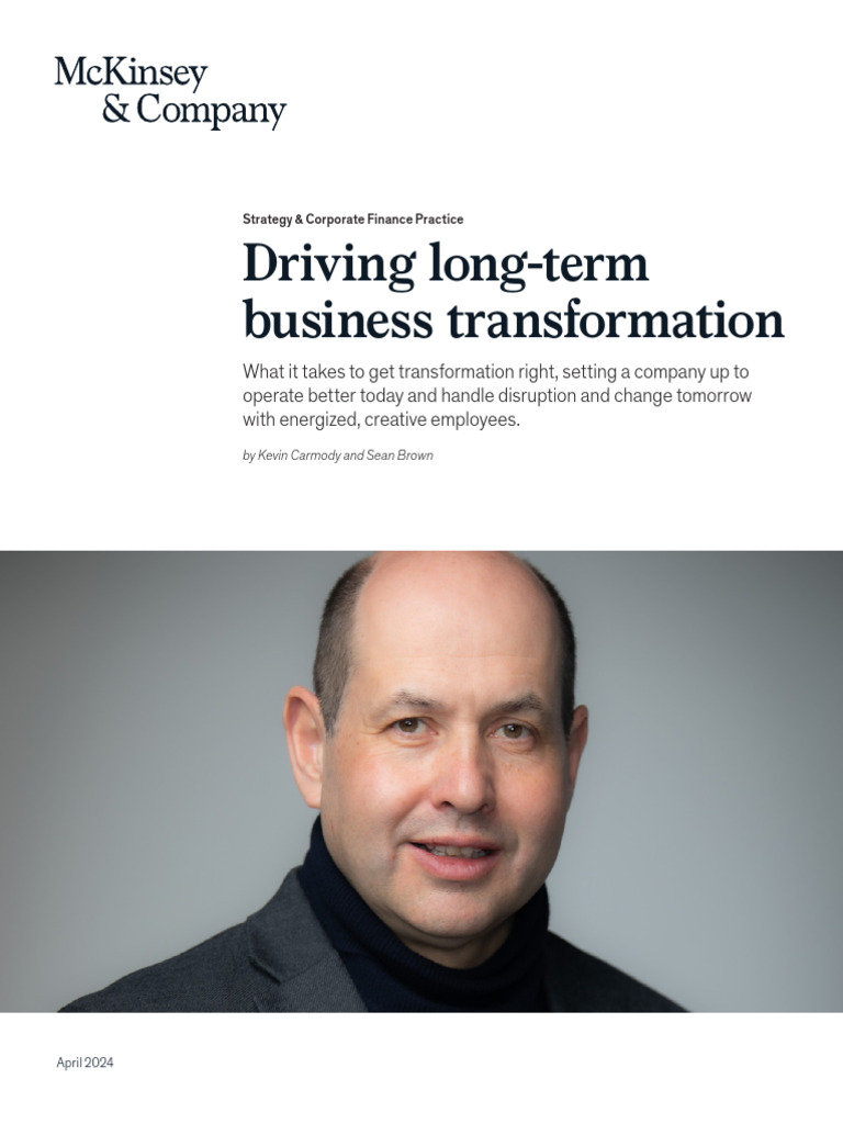Driving Long Term Business Transformation | PDF | Incentive | Business Driving Long Term Business Transformation | PDF | Incentive | Business