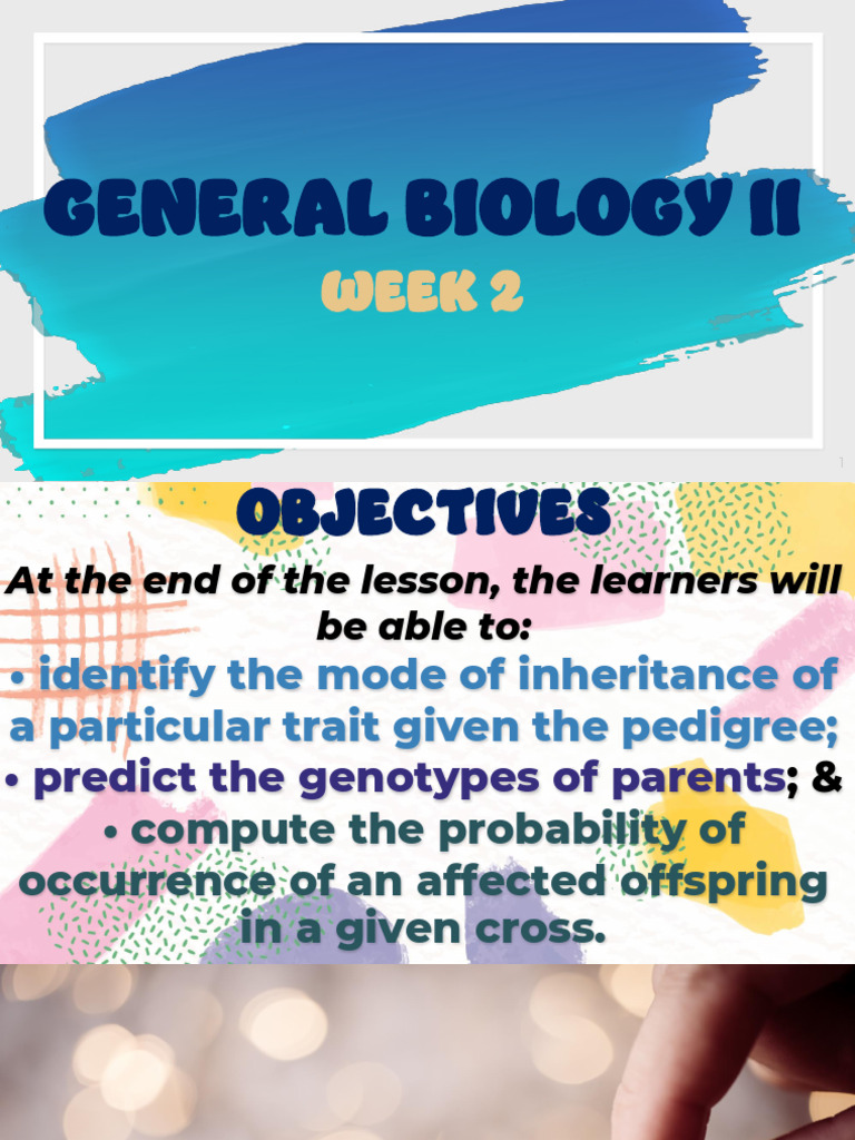 General Biology Ii Week 2 | PDF | Dominance (Genetics) | Genotype