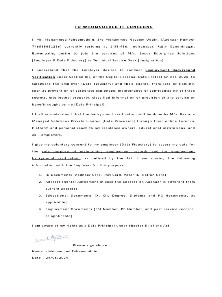 2024F00744 - Authorization Letter | PDF | Justice | Crime & Violence