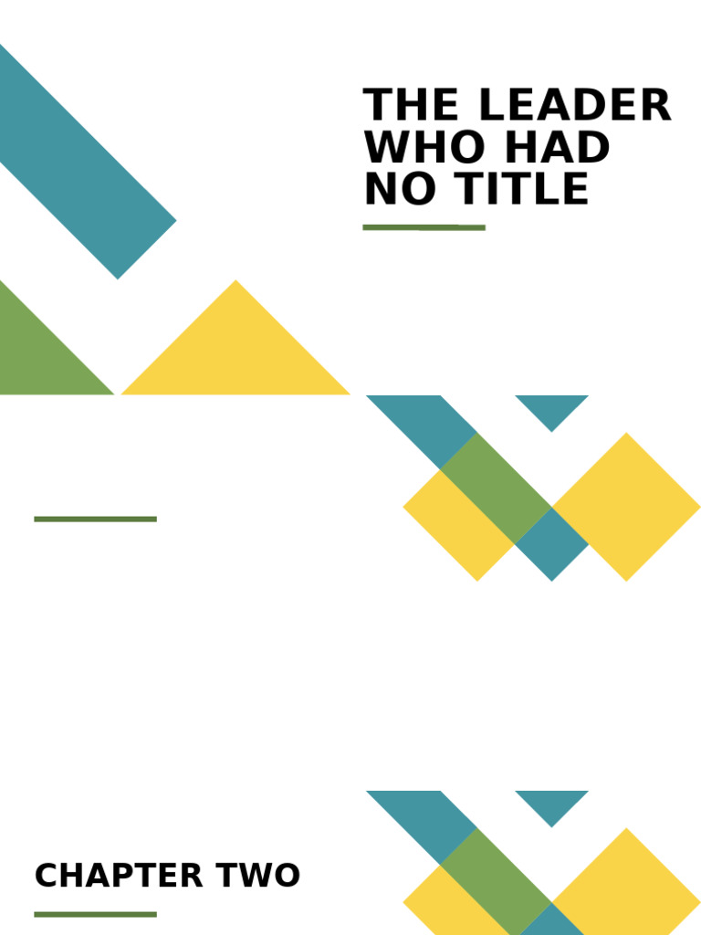 Leadership Without a Title Overview | PDF