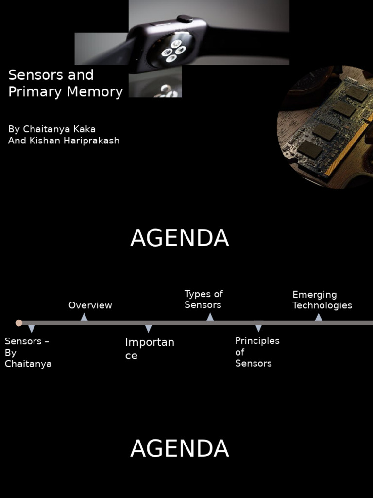 Sensors And Memory Cs Ppt Final Pdf Computer Data Storage Random Access Memory