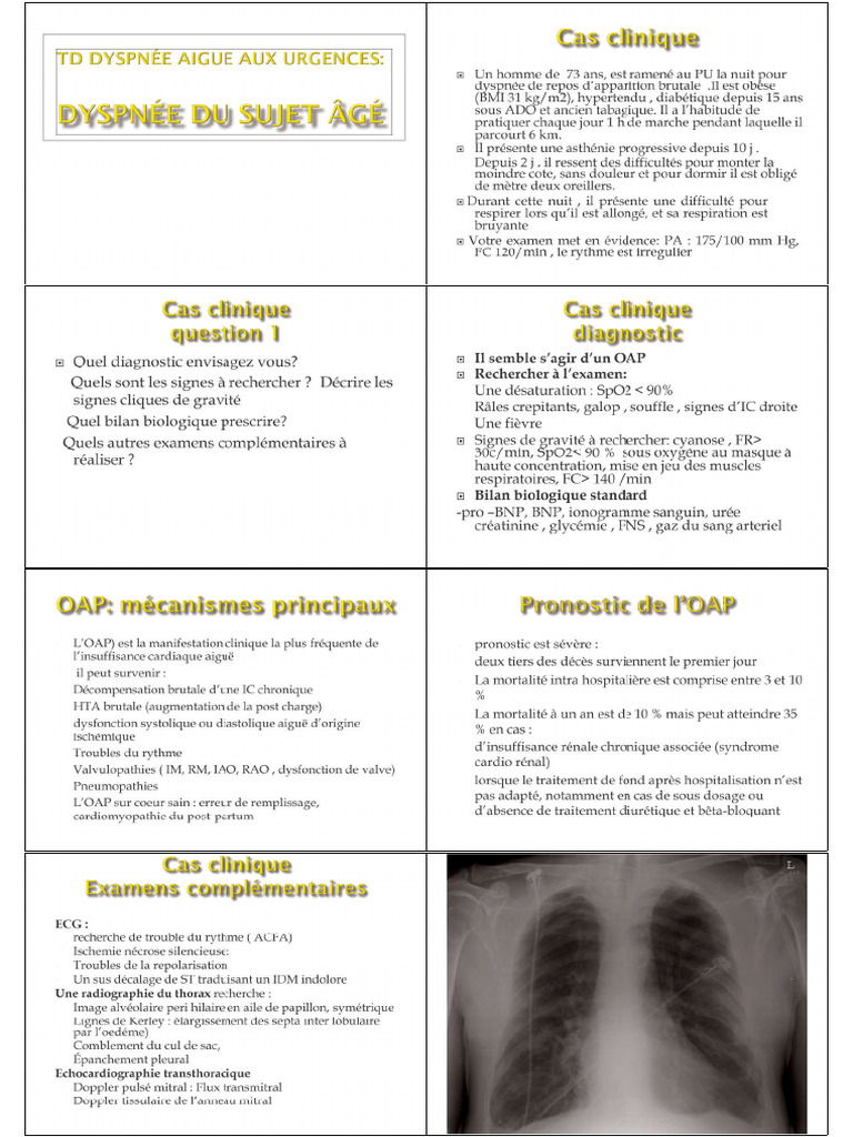 02-Cas Clinique OAP | PDF