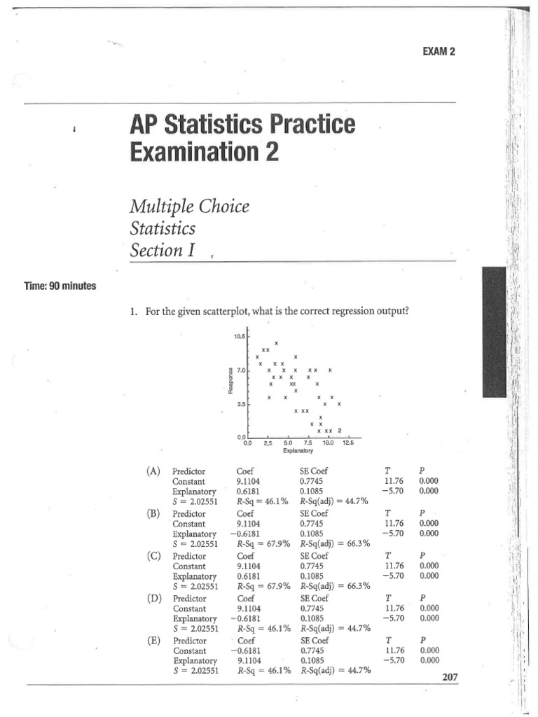 Ap Stats Exam 2 | PDF