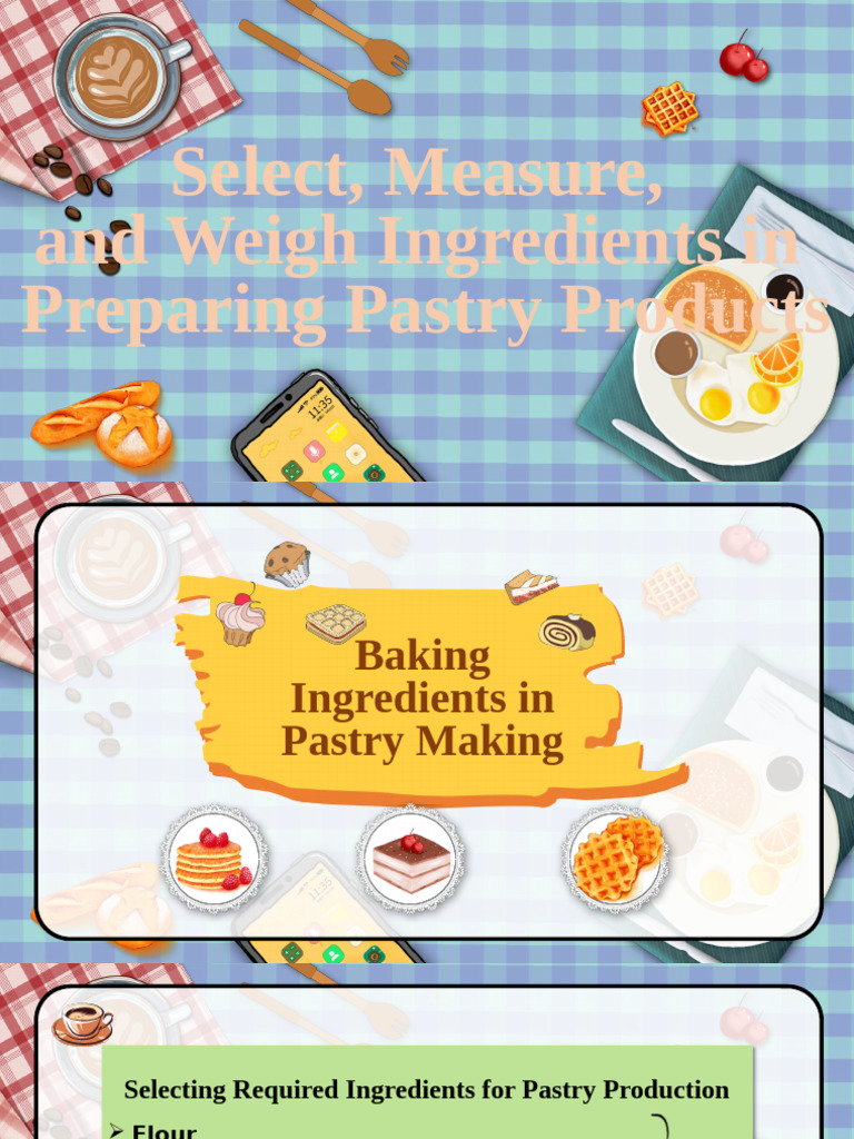 Tle Baking Ingredients | PDF | Breads | Flour