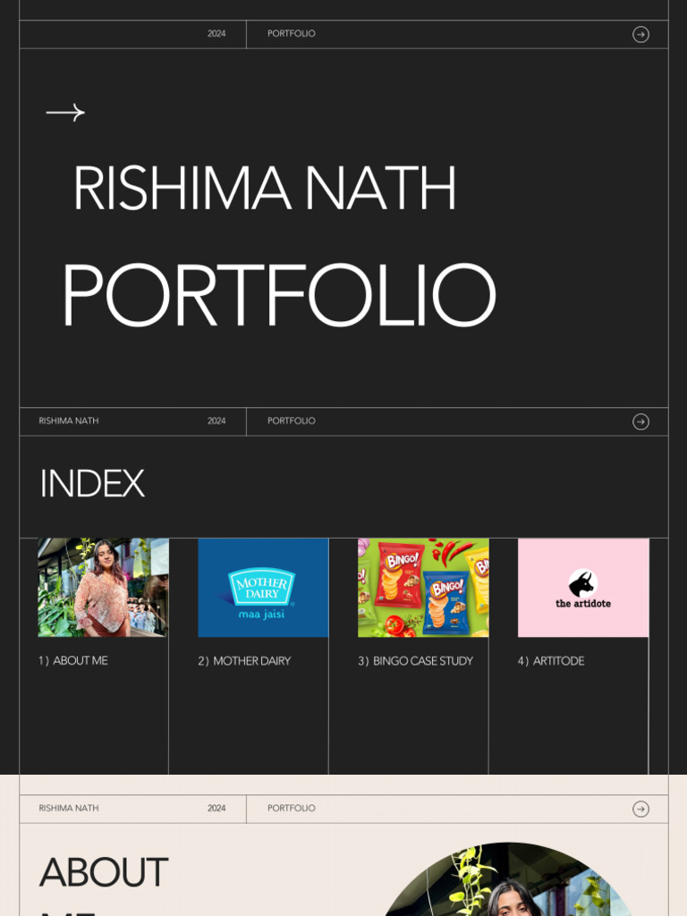 Rishima Nath Portfolio PDF 2024 | PDF