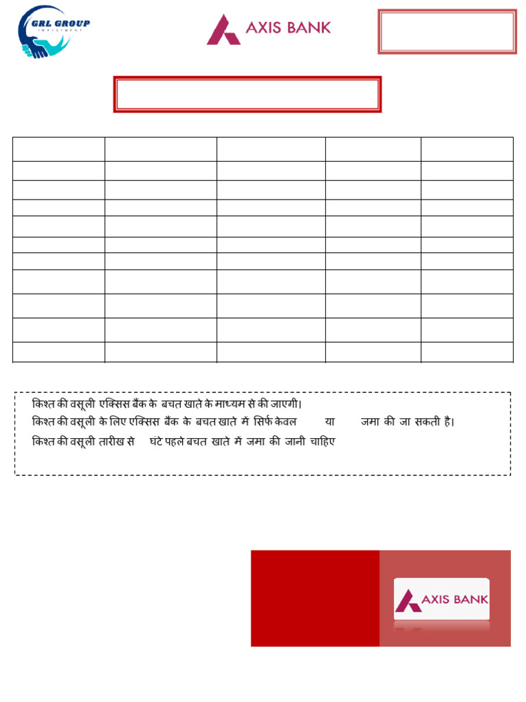 GRL Group Installment Chart | PDF
