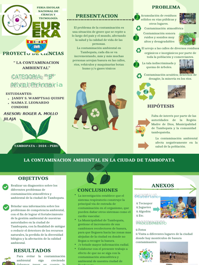 Triptico de Contaminacion Ambiental de La Ciudad de Tambopata | PDF ... Triptico de Contaminacion Ambiental de La Ciudad de Tambopata | PDF ...