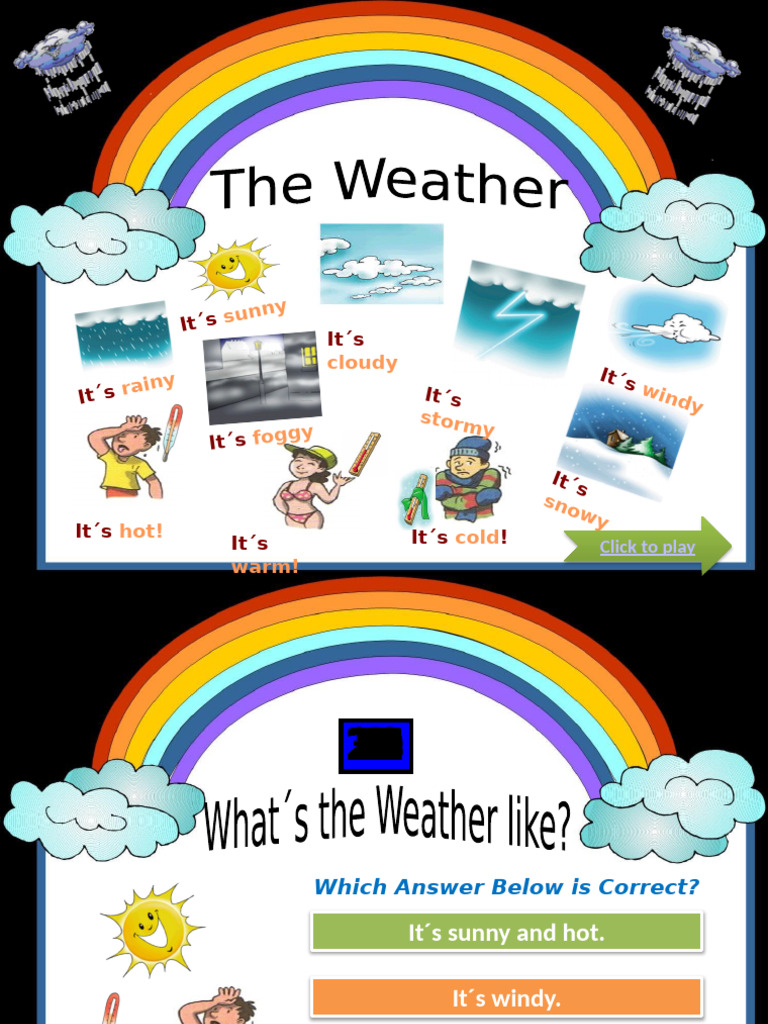 Weather Quiz: Identify Conditions | PDF | Climate | Weather