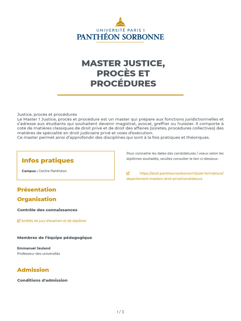 Master Justice, Procès Et Procédures | PDF | Justice | Crime et violence