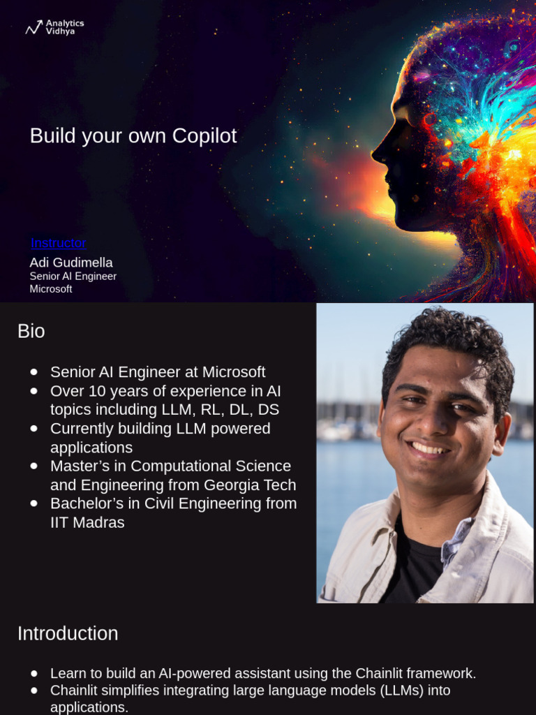 Webinar Chainlit Copilot | PDF | Artificial Intelligence | Intelligence (AI) & Semantics