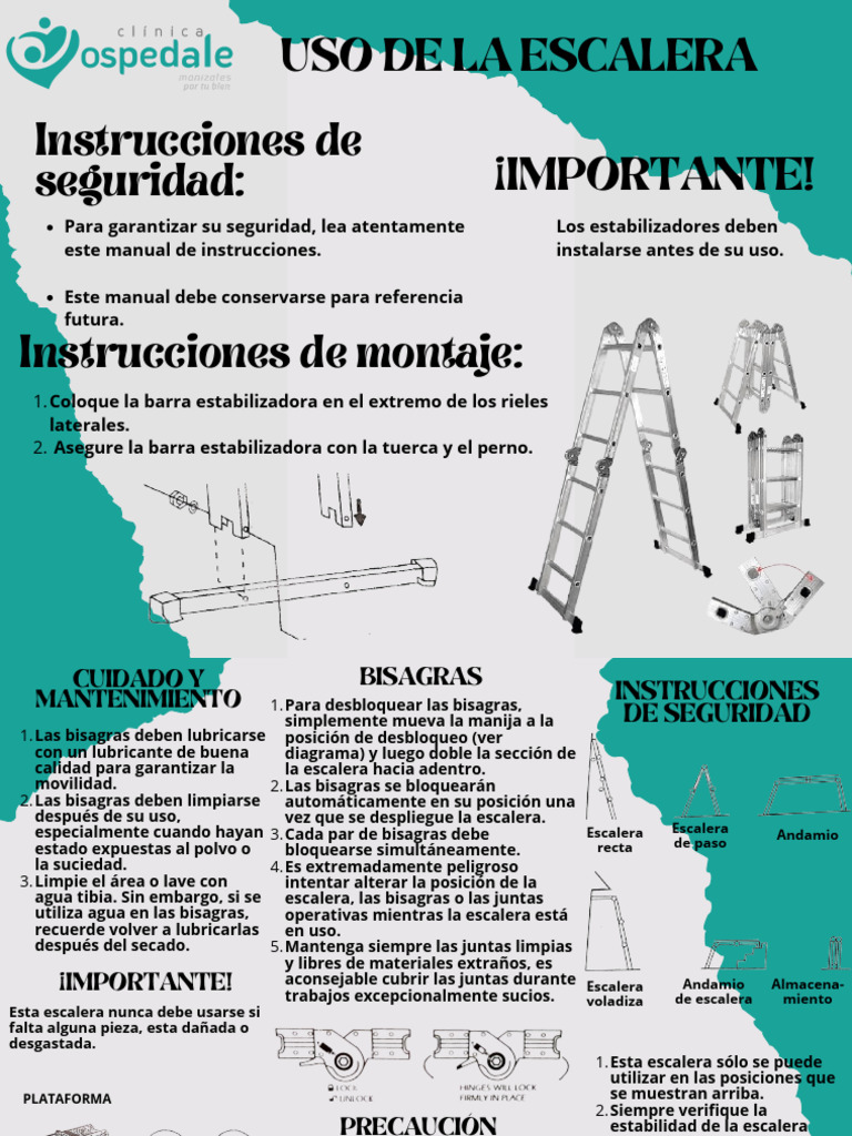 Manual de Seguridad para Escaleras | PDF