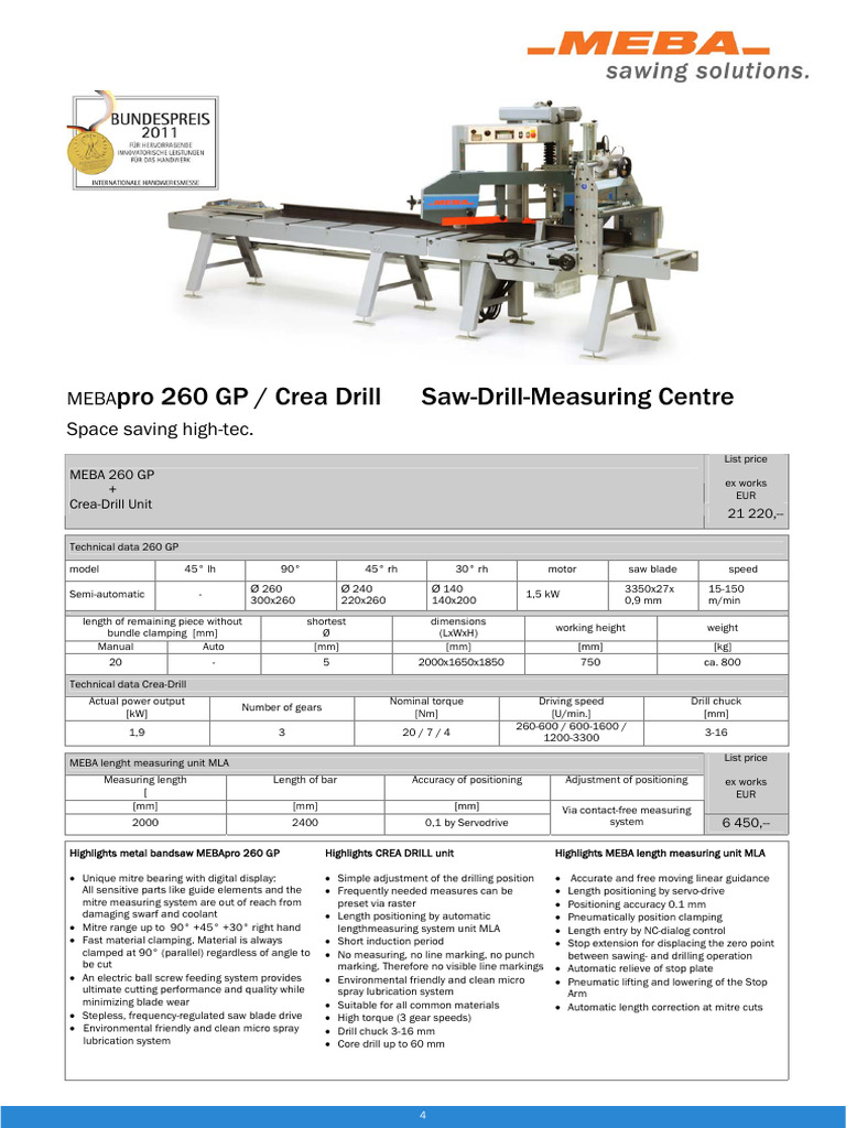MEBA CreaDrill | PDF | Drill | Tools