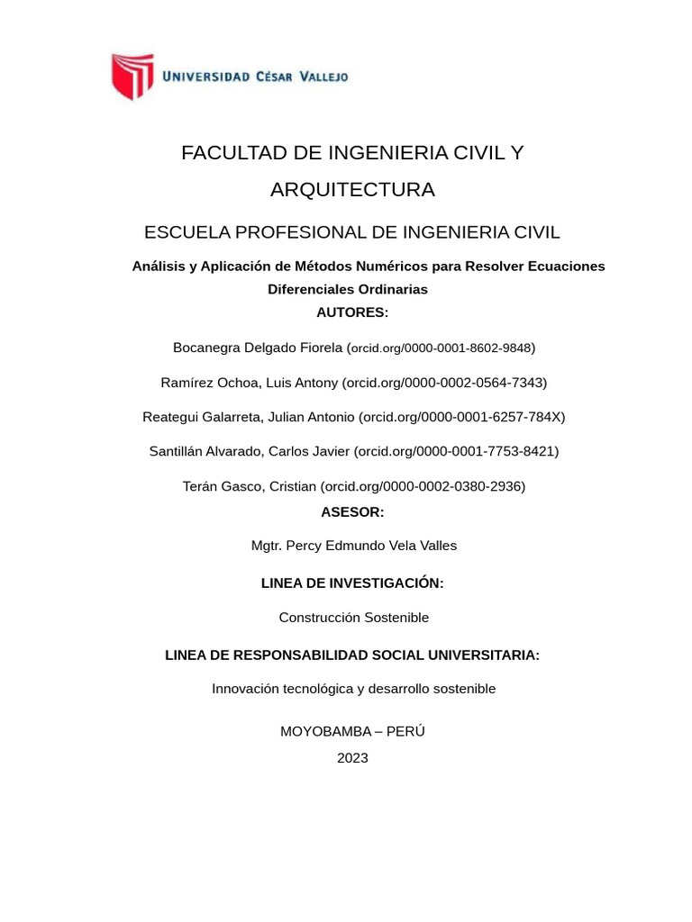 Informe de Recuperacion Mate 3 | PDF | Análisis numérico | Ecuaciones