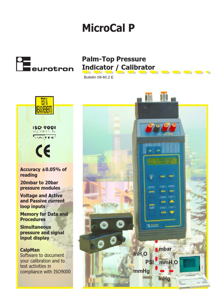08-80.2 E MicroCal P | PDF | Calibration | Sensor