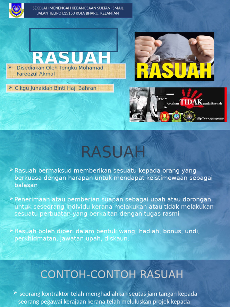 Pengajian Am Isu Rasuah | PDF