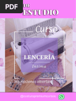 Curso de Ropa Intima 2121. Clase 3. Patrones Panty Encaje | PDF