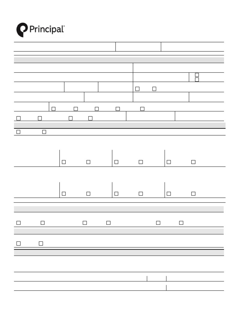 PRINCIPAL Enrollment and Waiver Form | PDF | Social Security (United ...