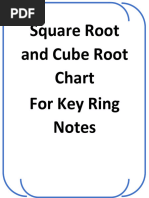 Cube Root Chart | PDF