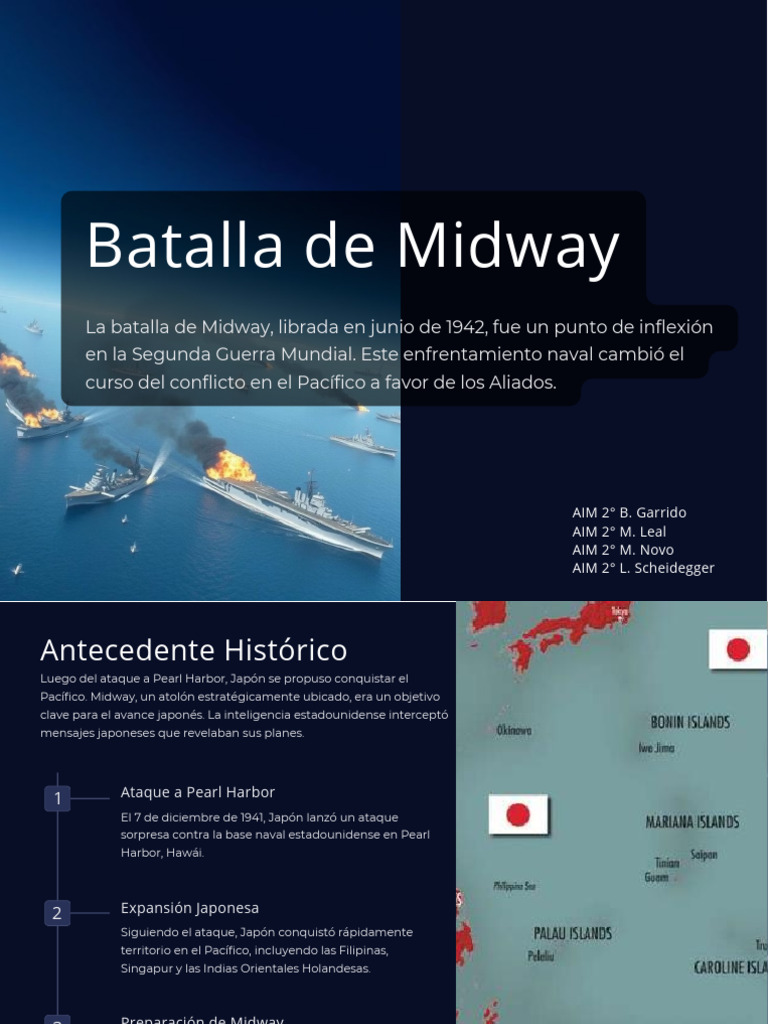 Batalla de Midway | PDF | Batalla de midway | Ataque a Pearl Harbor