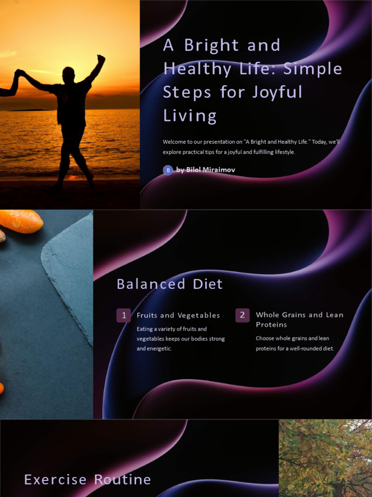 Bilol Presentation2 | PDF | Sleep | Healthy Diet