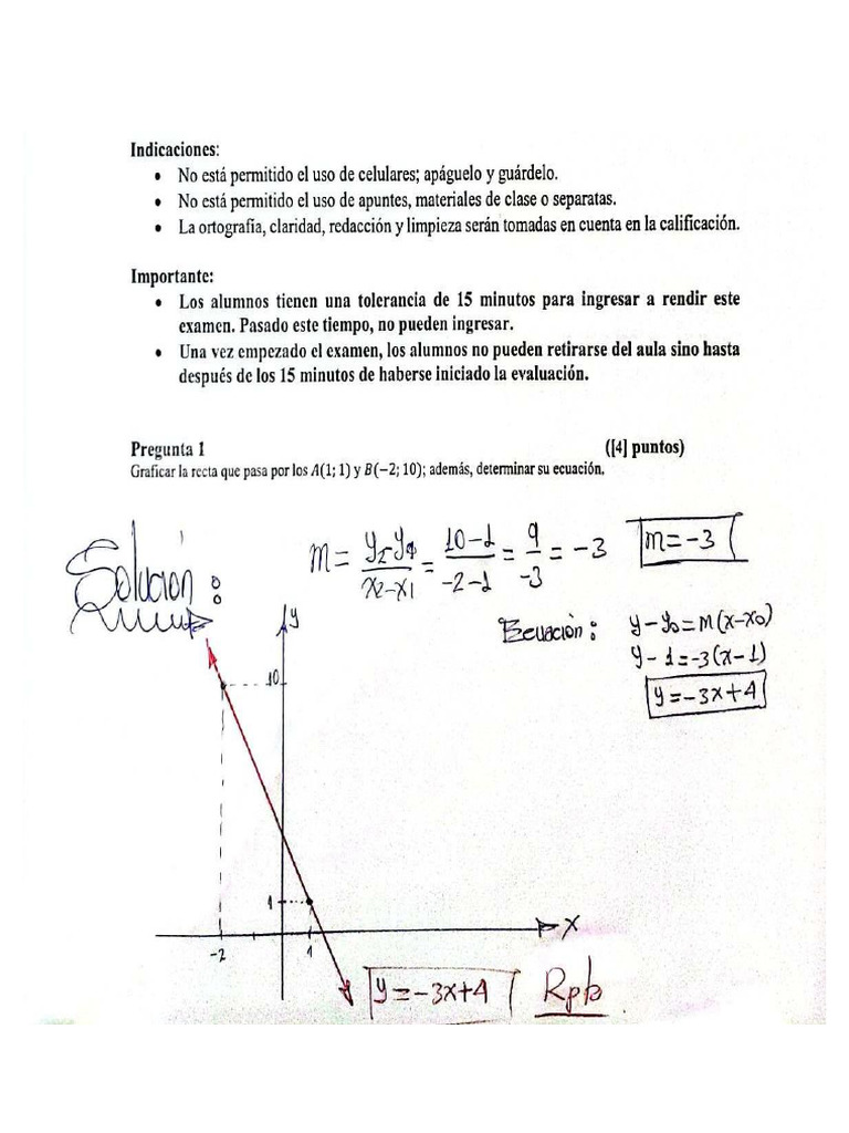 pc1 Solucion Examen pc1 | PDF