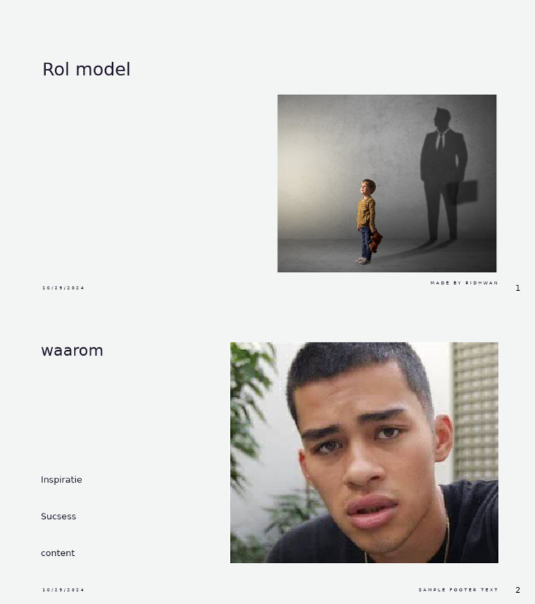 Rol Model Presentatie | PDF