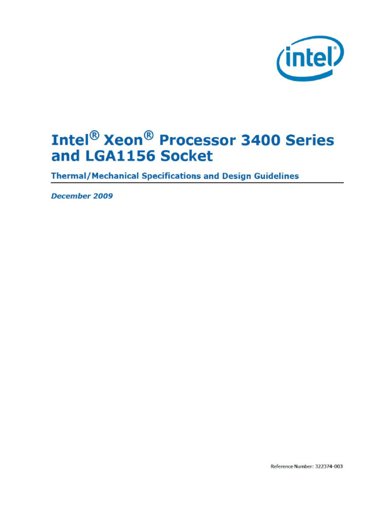 xeon-3400-lga1156-socket-thermal-design-guide | PDF