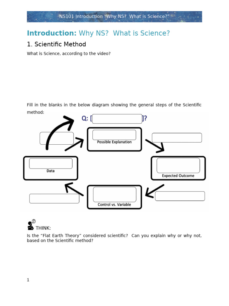 Introduction to Science and the Scientific Method | PDF | Science ...