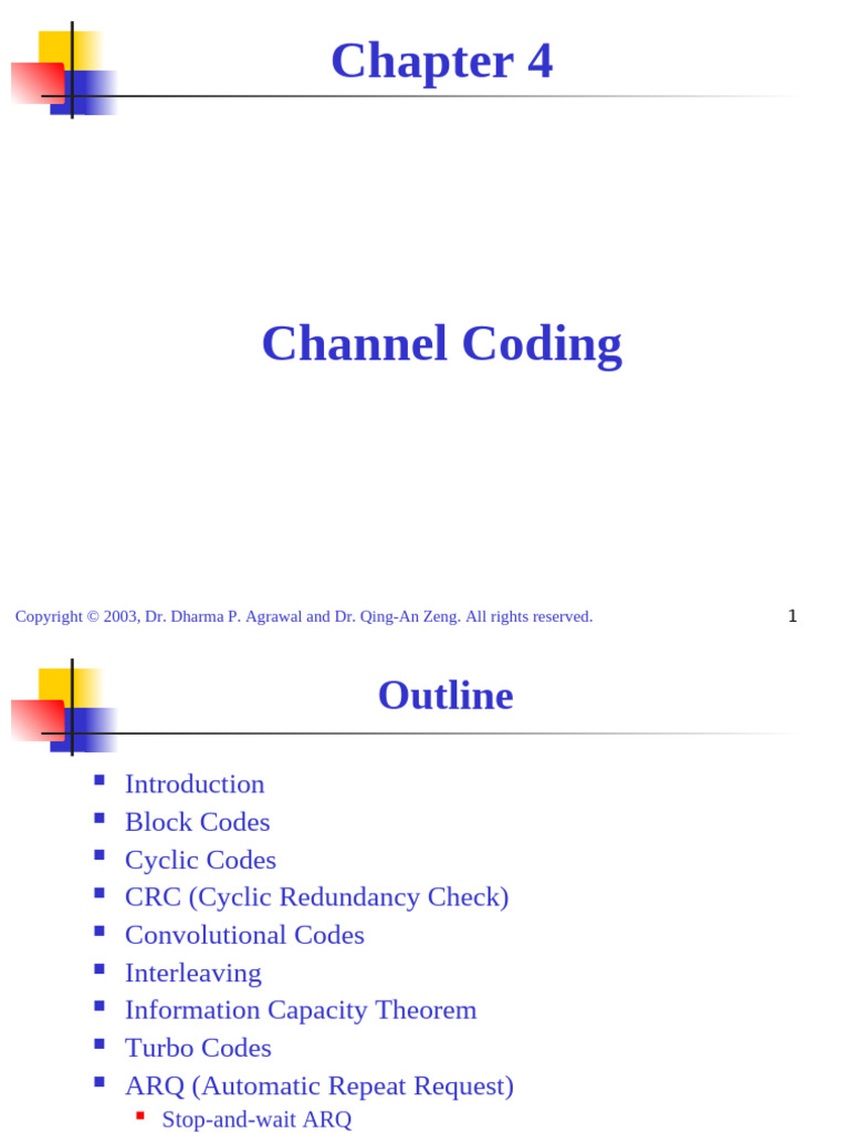 Chapt-04 | PDF | Discrete Mathematics | Data Transmission
