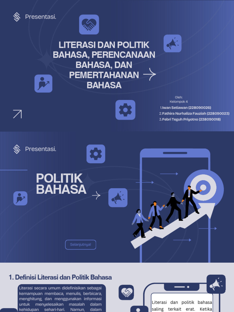 Hubungan Literasi dan Politik Bahasa | PDF | Ilmu Sosial | Sains ...