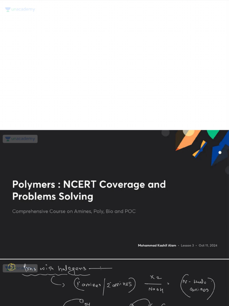 Polymers__NCERT_Coverage_and_Problems_Solving_with_anno | PDF