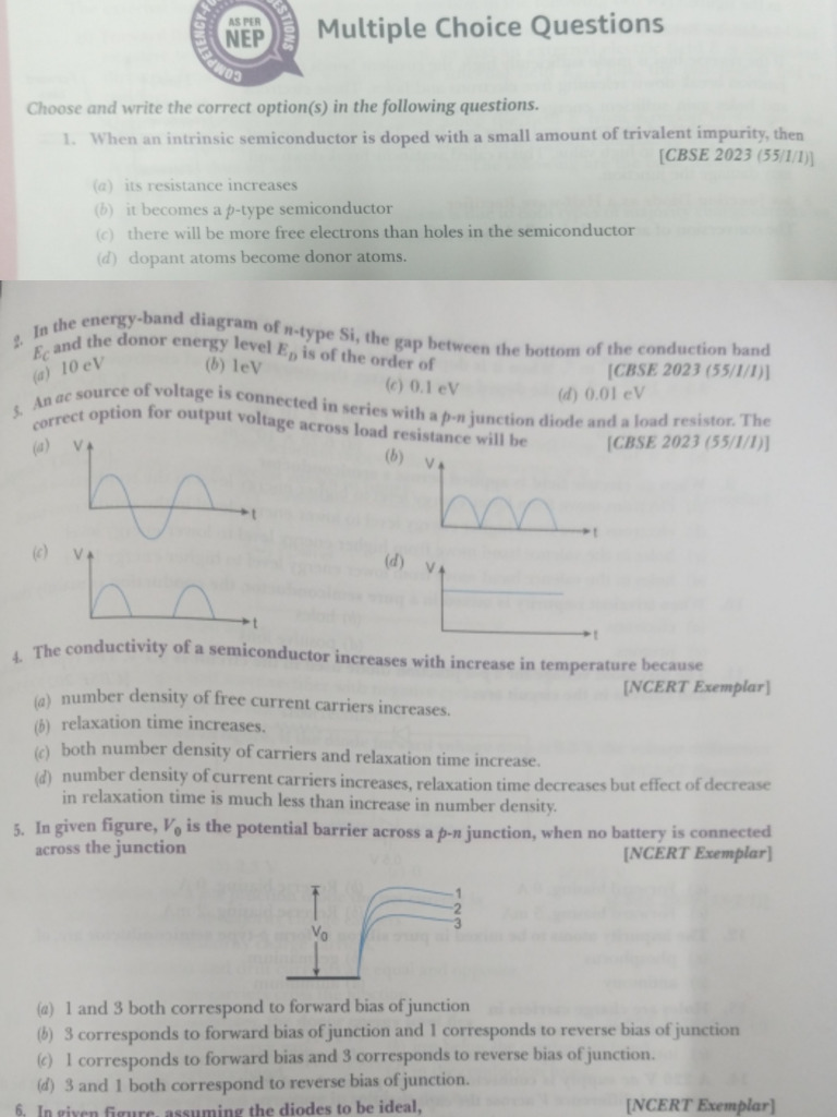 Semiconductor Study Material | PDF