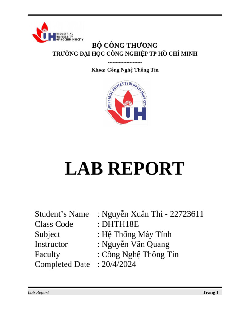 Lab5 NguyenXuanThi 22723611 | PDF