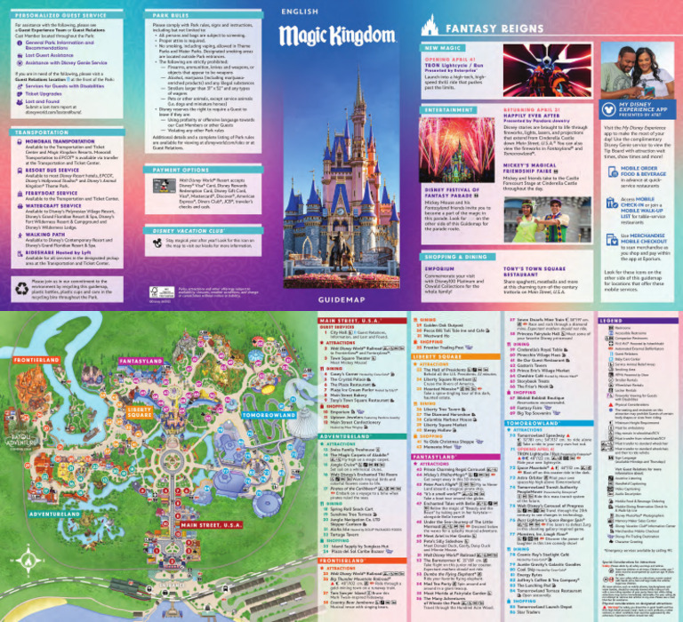 Mapa Magic Kingdom 2023c | PDF