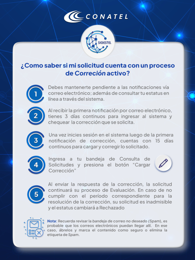 Correccion Conatel | PDF