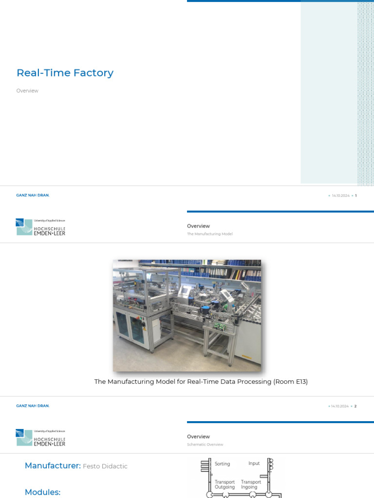 Projects 2024 Real Time Factory Overview | PDF | Computing | Computer ...