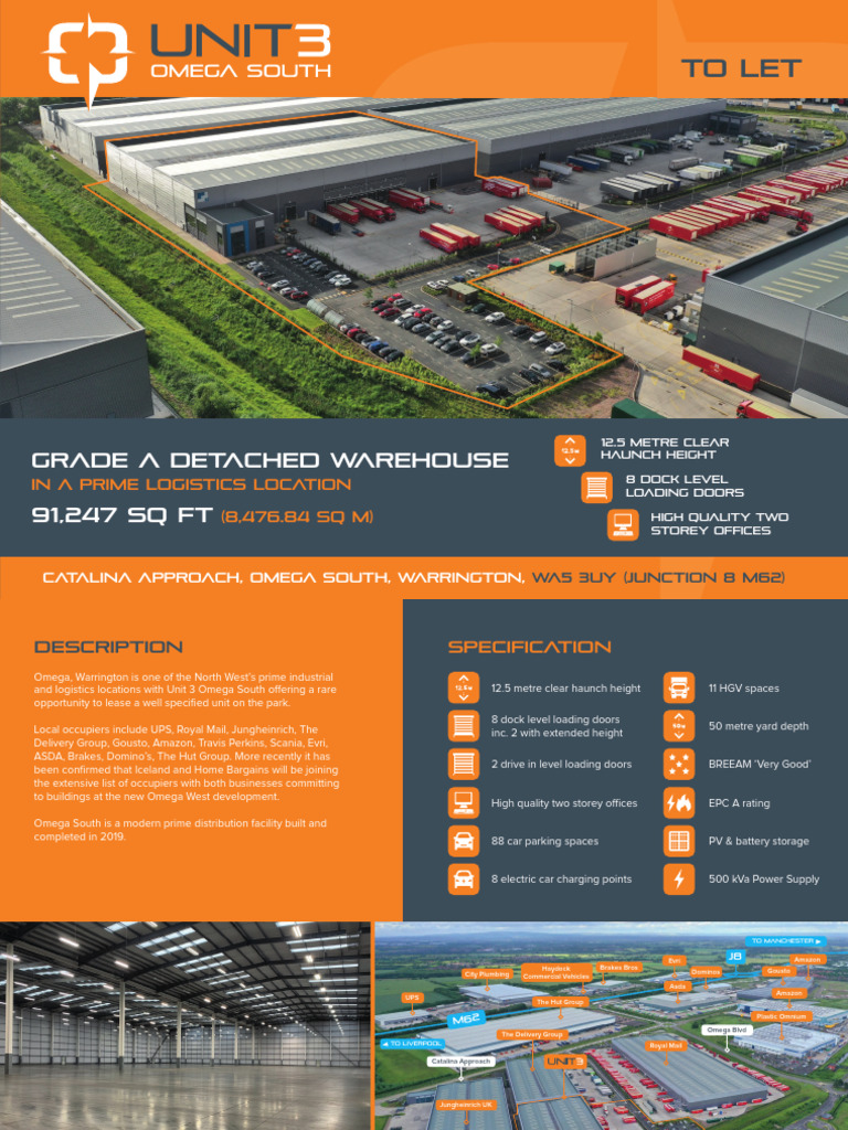Prime Warrington Warehouse for Lease | PDF | Logistics | Service Industries