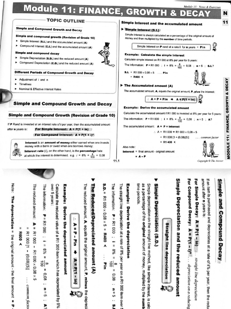 Finance, Growth and Decay | PDF