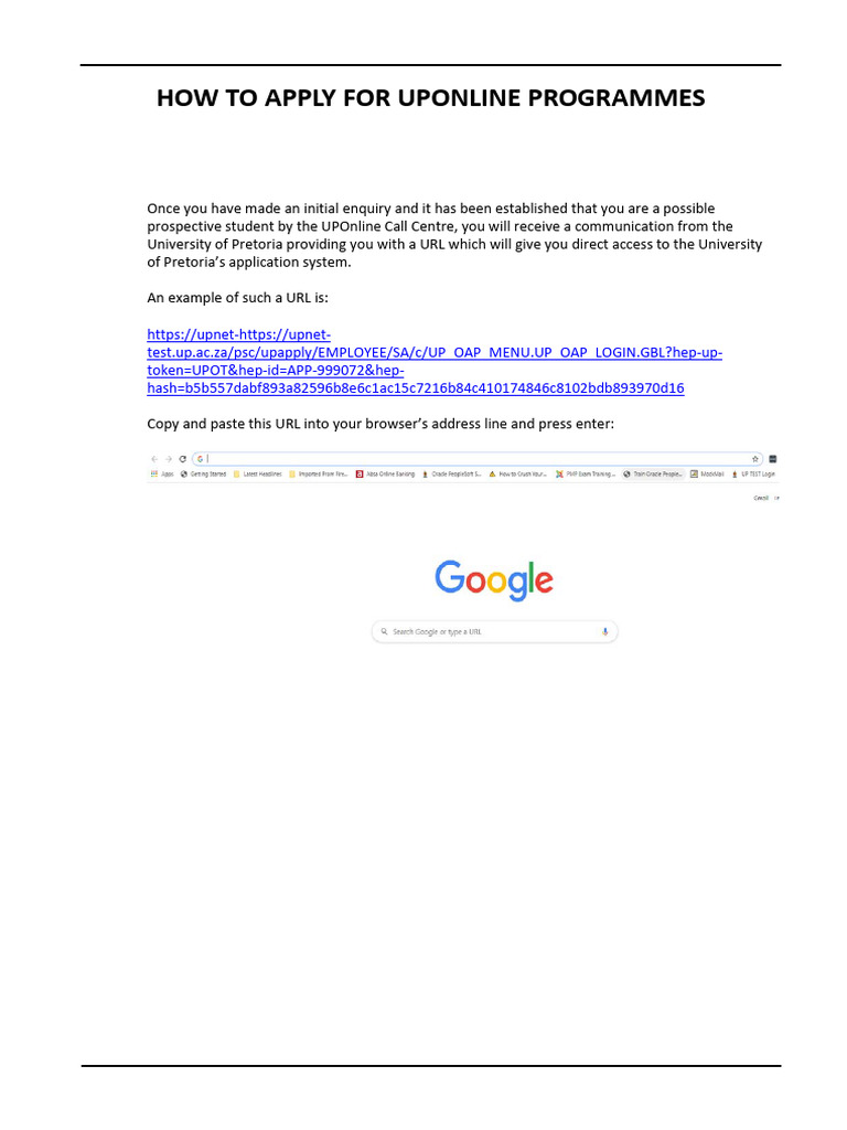 How To Apply For Uponline Programmes - zp187651 | PDF | Password | User (Computing)