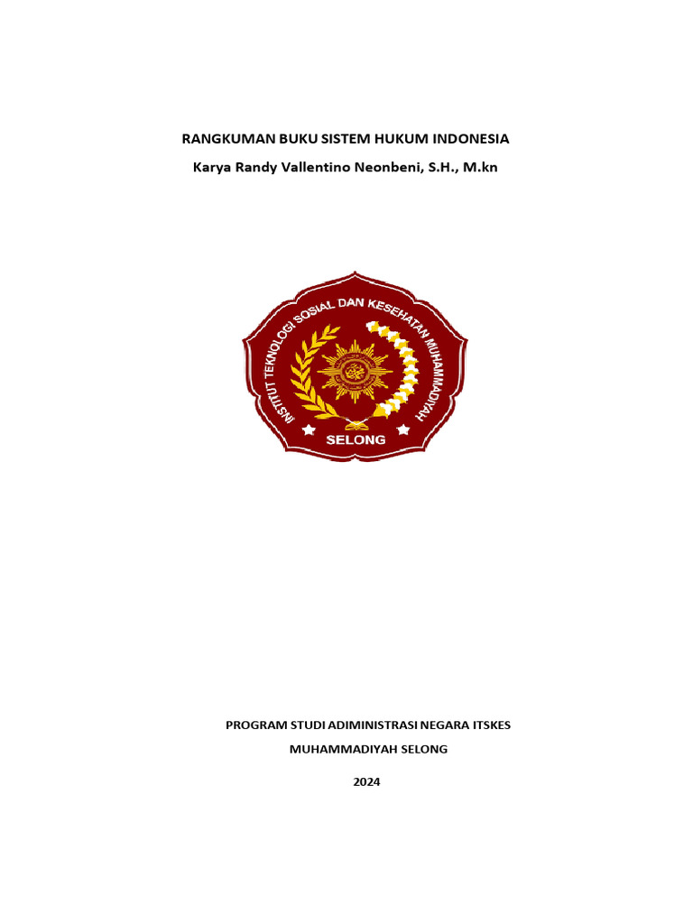 sistem hukum nasional DANI (1) | PDF