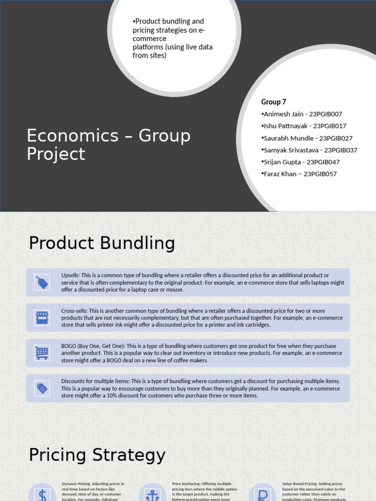 Economics- Group ppt | PDF | Pricing | Business