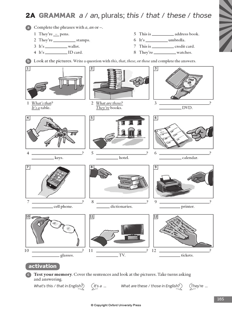Lesson 2A - Extra Activity | PDF | Linguistics
