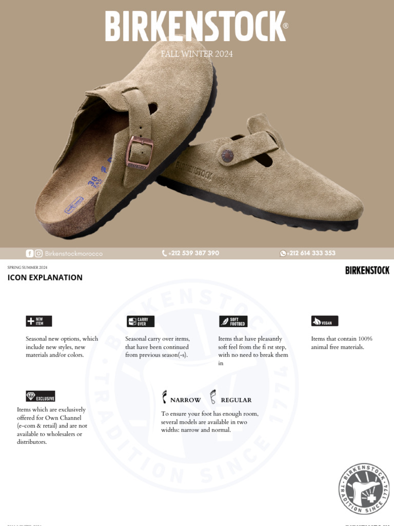 Catalogue Birkenstock FW24 | PDF | Shoe