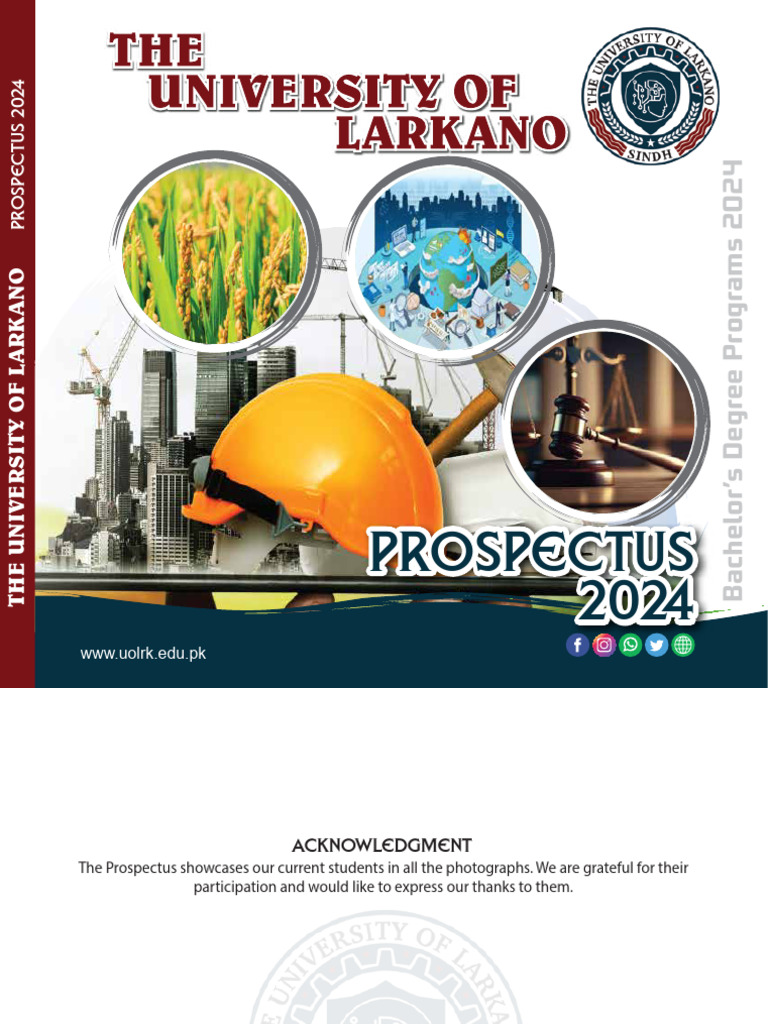 TUL Prospectus | PDF | Engineering | Civil Engineering