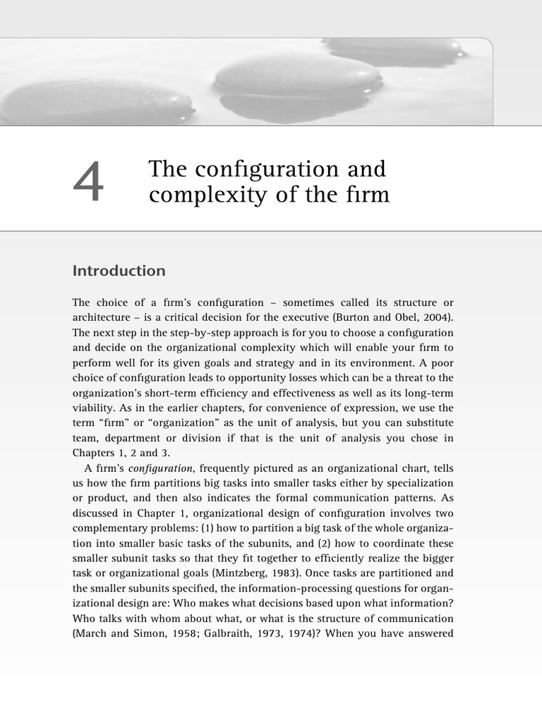 The Configuration and Complexity of The Firm | PDF | Matrix ...