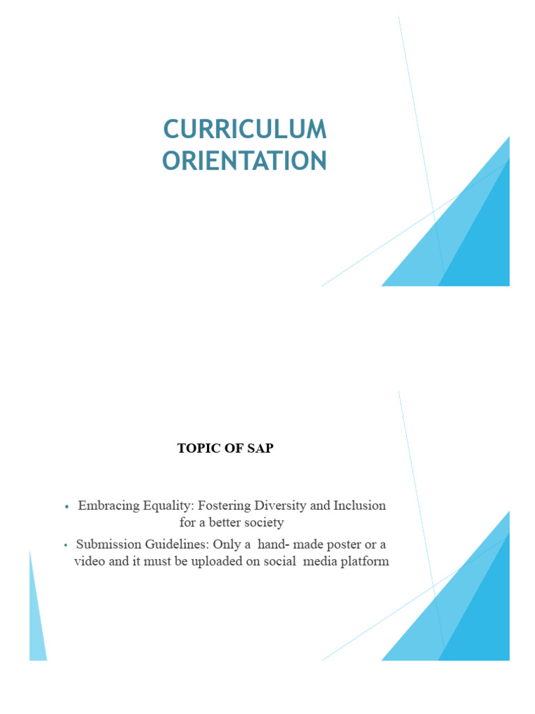Orientation | PDF | Infographics | Leadership