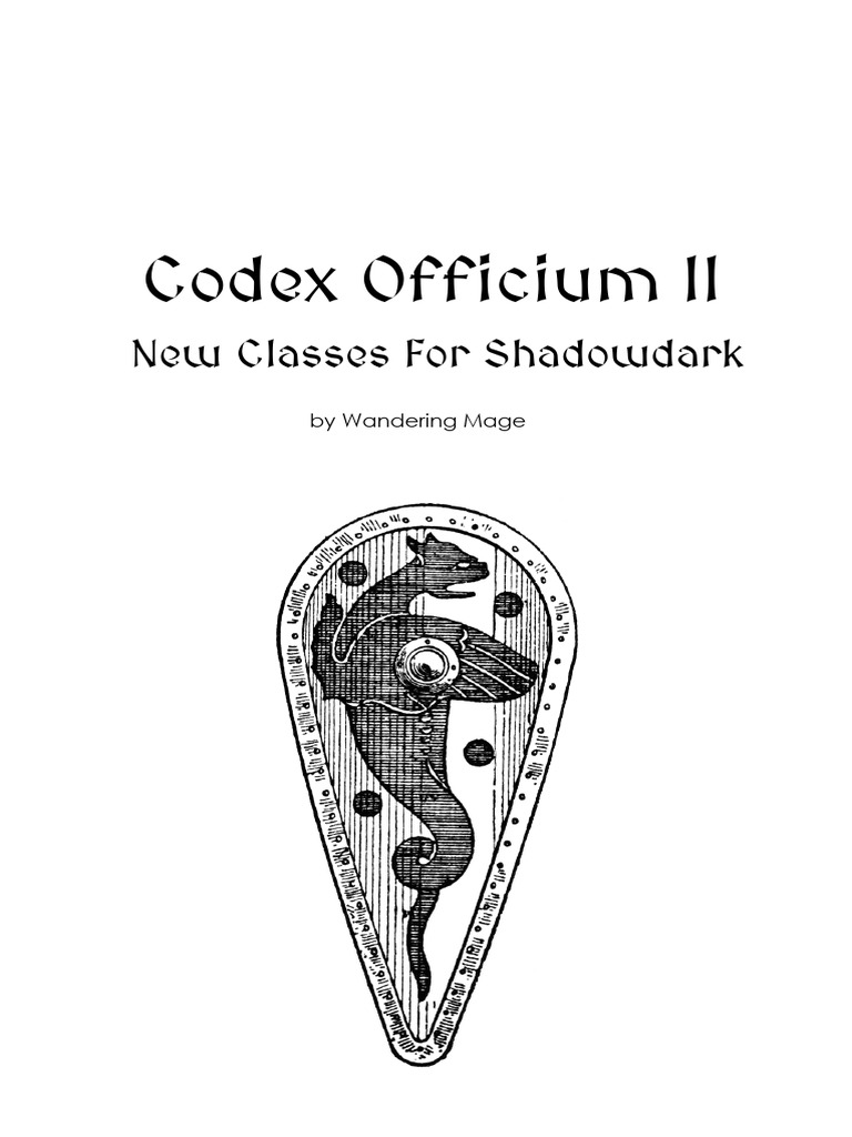 New Classes for Shadowdark RPG | PDF | Creative Commons | Creative Commons License