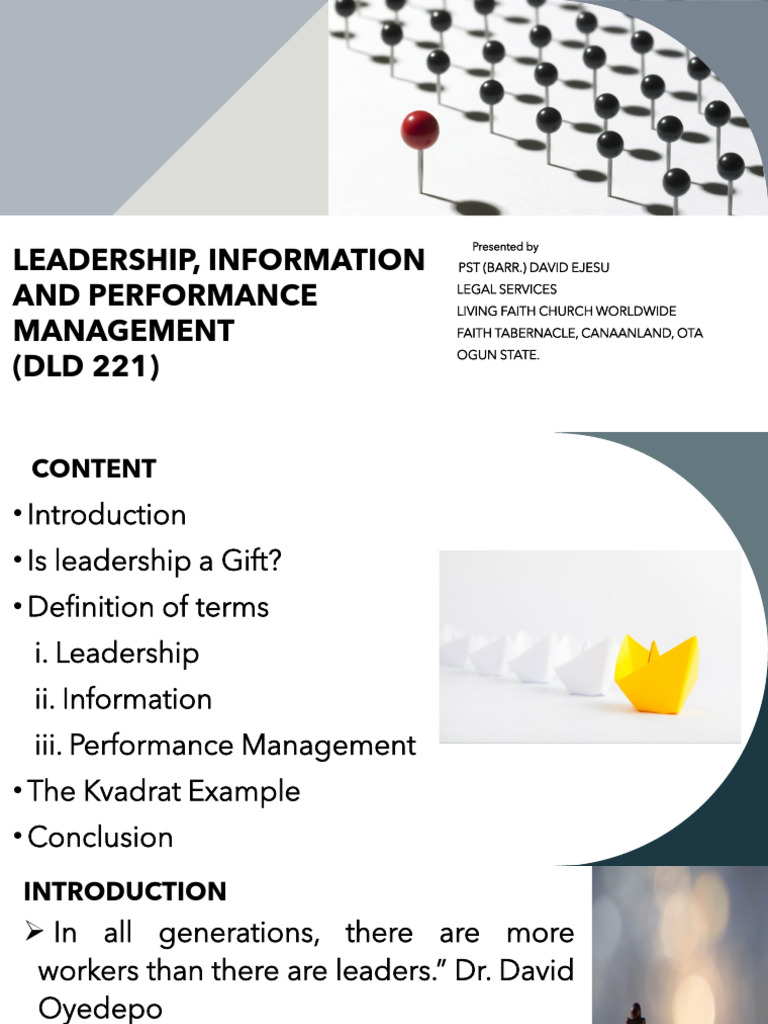 Leadership and Performance Management Insights | PDF | Information ...