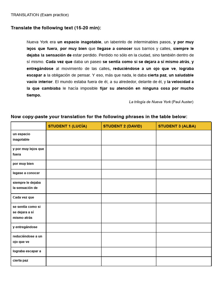 Exam Practice G1 | PDF