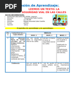 1° Sesión Día 1 PS Conocemos Las Señales de Tránsito Unidad 7 Semana 1 ...